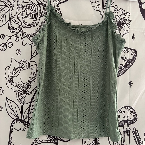 Tops | Sage Green Tank Top | Poshmark